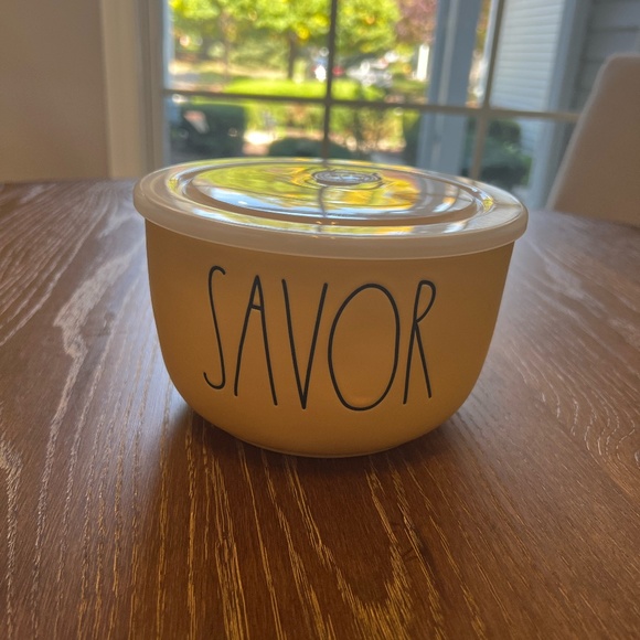 Rae Dunn | Kitchen | Rae Dunn Yellow Savor Container | Poshmark
